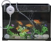 Hygger Quiet Mini Aquarium Air Pump 1.5 Watt Oxygen Fish Air Pump for 1-15 Gallon Fish Tank