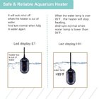 Digital Submersible 100W Mini Aquarium Water Heater