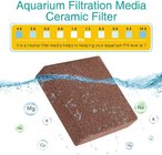 Square Ceramic Aquarium Filter Media 25ft Hose For Water Permeability